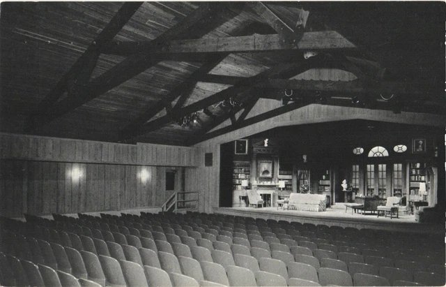 AUDITORIUM OF THE Old Log Theater, Lake Minnetonka Excelsior, Minnesota ...