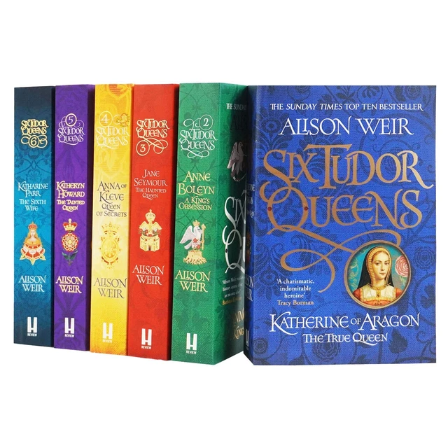 ENSEMBLE DE 6 livres collection Six Tudor Queens Series par Alison Weir ...