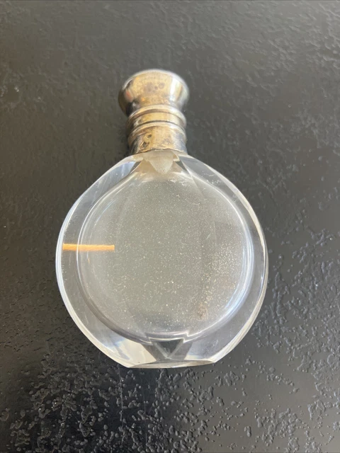 FLACON À SELS ou parfum ancien argent et cristal EUR 1,00 - PicClick FR