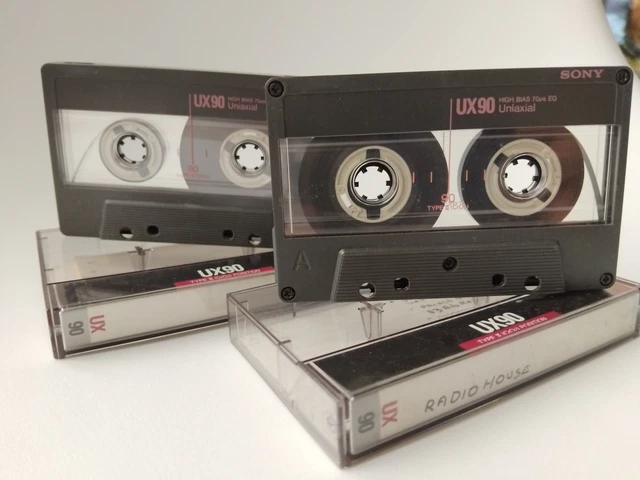 2 X SONY UX 90 Chrome Type II Used Audio Cassette Tapes £8.99 - PicClick UK