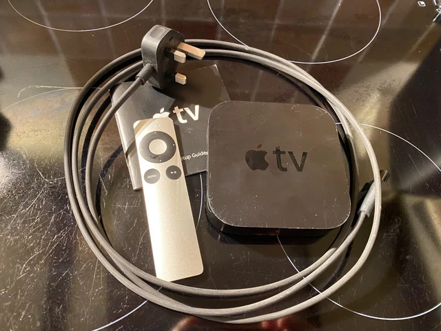 APPLE TV 3RD Generation (A1469) Box, with Original Remote & Power Cable ...
