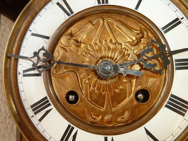 PENDULE CARILLON HORLOGE murale en bois ancienne pour collectionneur ...