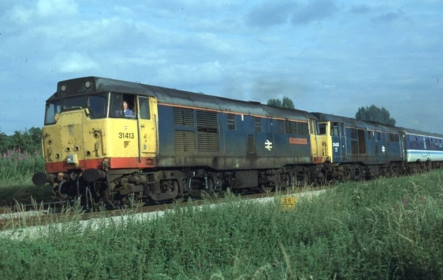 35MM SLIDE BR British Railways Diesel Loco Class 31 31413+31432 ...
