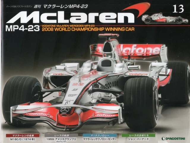 DEAGOSTINI WEEKLY MCLAREN MP4-23 No. 13 ()2 EUR 102,03 - PicClick DE