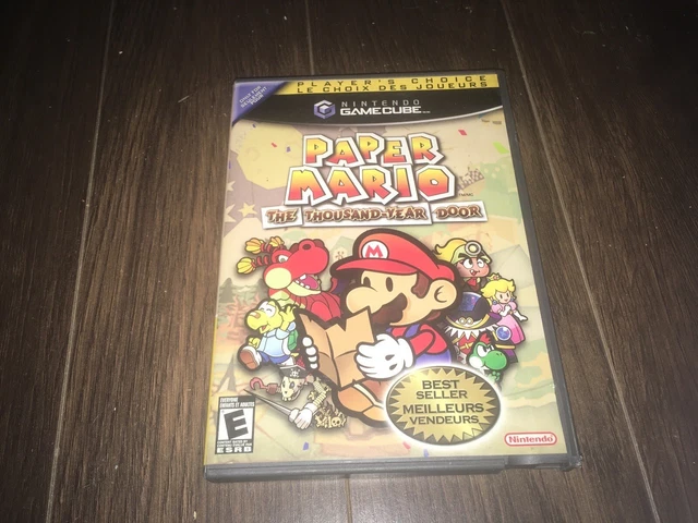 PAPER MARIO THE Thousand Year Door TTYD (Nintendo Gamecube 2004) CiB ...