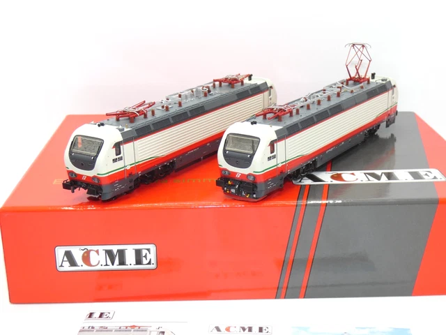 ACME 69640 SET 2 Locomotive FS E 402 livrea Frecciabianca DCC Sound EUR ...