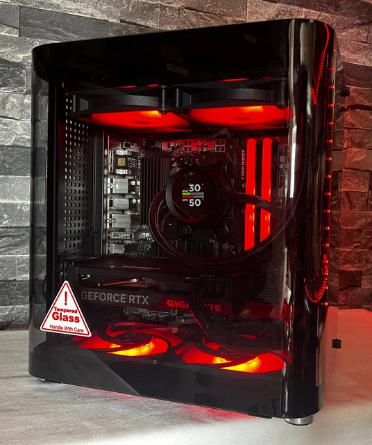 GAMING PC - 5700x3D, RTX 4060, Windows 11, Full RGB, Compact Micro-ATX ...