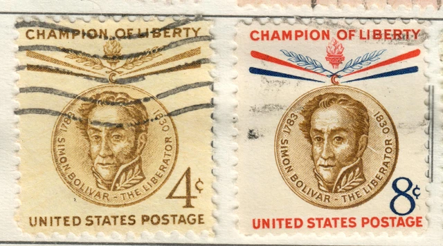 USA - 1958 Champion of Liberty - Simon Bolivar EUR 0,96 - PicClick FR