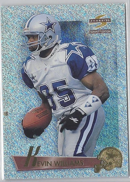 1995 SCORE SUMMIT NFL FB "Ground Zero" #87, Kevin Williams, Cowboys de ...