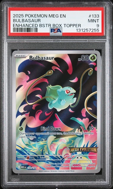 2025 POKEMON MEG En-Mega Evolution Enhanced Booster Box Topper ...