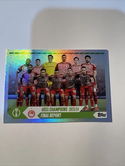 SCHEDA RELAZIONE FINALE Match Attax 24/25 UECL CHAMPIONS 2023/24 Card ...
