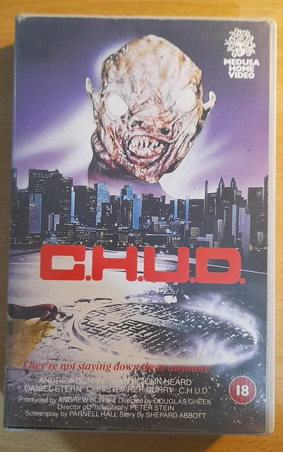CHUD {C.H.U.D. 1984} Big Box Ex-Rental Vhs - Medusa Logo Embossed Case ...
