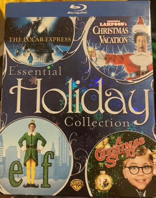 ESSENTIAL HOLIDAY 4 MOVIE COLLECTION BLU RAY WITH SLIPCOVER, LOT ...