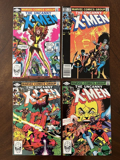LOT UNCANNY X-MEN # 157 159 160 161 Marvel Comics 1982 Vol. 1 EUR 4,65 ...