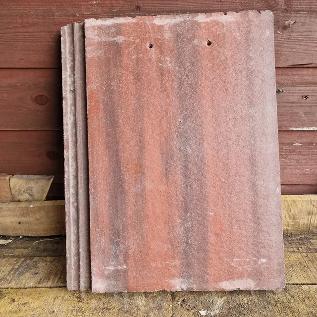 2NO RECLAIMED MARLEY Modern Roof Tile Old English Dark Red Finish ...