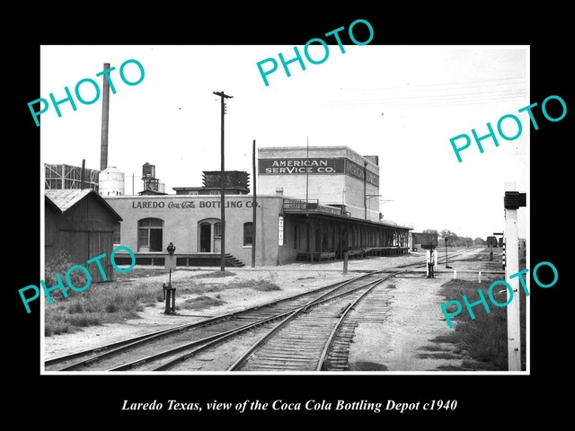 LAREDO TEXAS THE Coca Cola Bottling Depot c1940 Large Historic Old ...