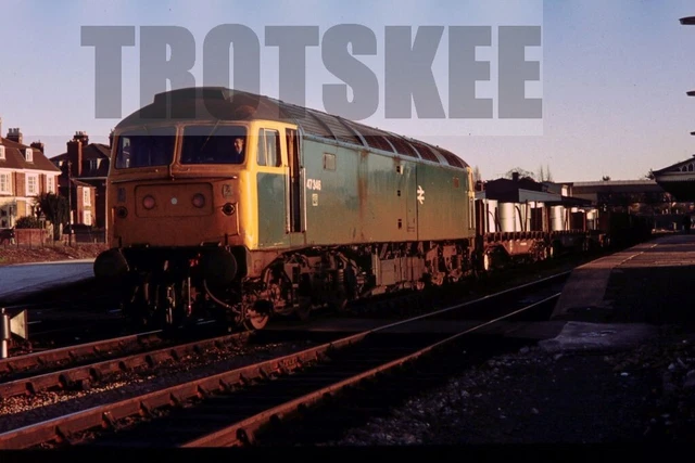 35MM SLIDE BR British Railways Diesel Loco Class 47 47346 Hereford 1984 Orig £3.99 - PicClick UK