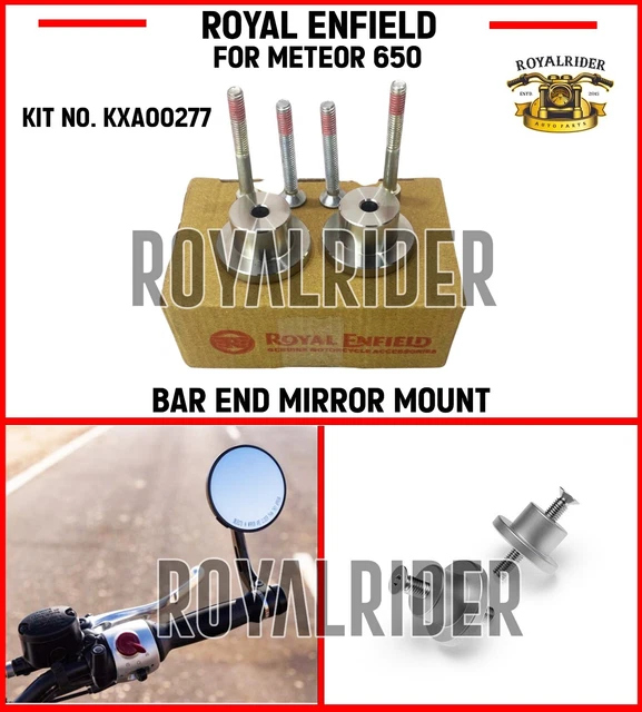 ROYAL ENFIELD &BAR END MIRROR MOUNT" For Meteor 650 $52.55 - PicClick CA