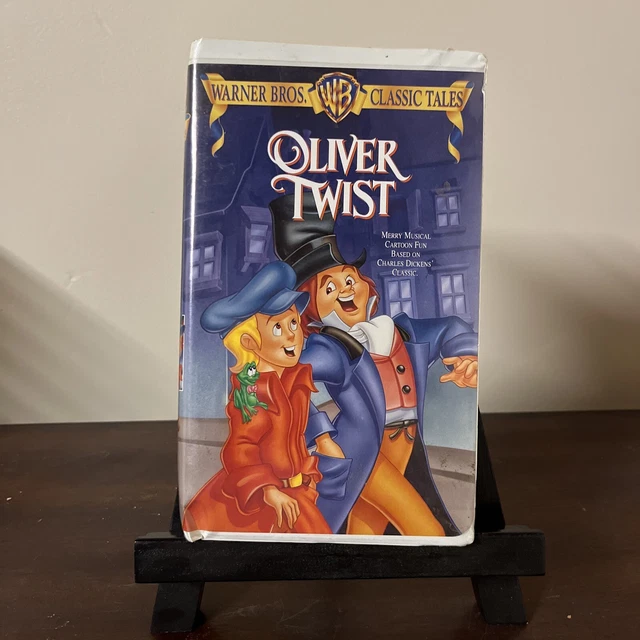 OLIVER TWIST ANIMATED VHS Warner Brothers Classic Tales Clamshell w ...