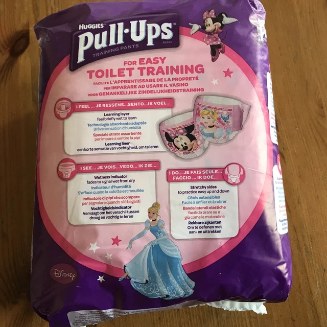 HUGGIES DISNEY PULL-UPS, Minnie Mouse & PrIncess, 16 Medium Pants £1.99 ...