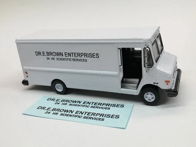 DECALS FOR GREENLIGHT Delivery Van to make BTTF Doc Brown van £2.00 ...