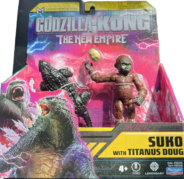 2024 GODZILLA X Kong New Empire SUKO WITH TITANUS DOUG 4" Figure ...