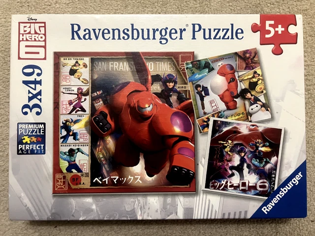 RAVENSBURGER DISNEY BIG Hero 6 3 x Jigsaws £5.43 - PicClick UK