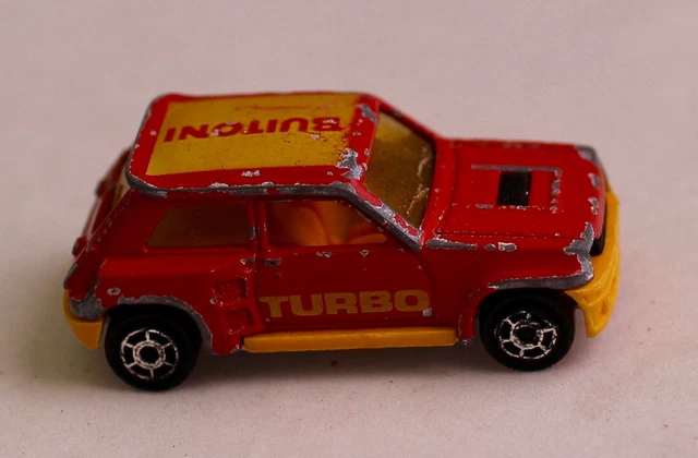VINTAGE MAJORETTE RENAULT R5 Turbo Pub Buitoni N°255 - Ech 1:53 - Made ...