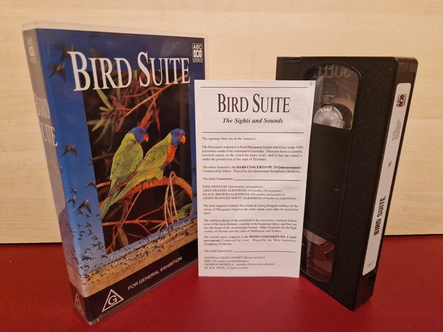 BIRD SUITE - AUSTRALIAN PAL VHS Video Tape (A219) $22.20 - PicClick AU