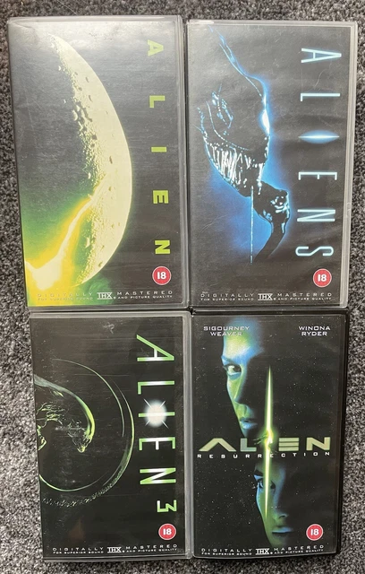 ALIEN SAGA VHS box set 4x Movies - Rare Collectable £11.10 - PicClick UK