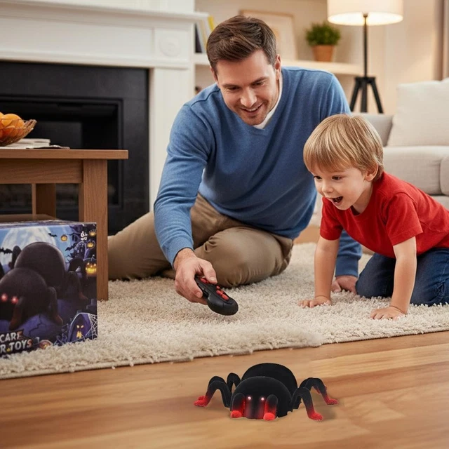 KID WALL CLIMBING Chameleon Remote Control Cockroach Gecko Spider O9T9 ...