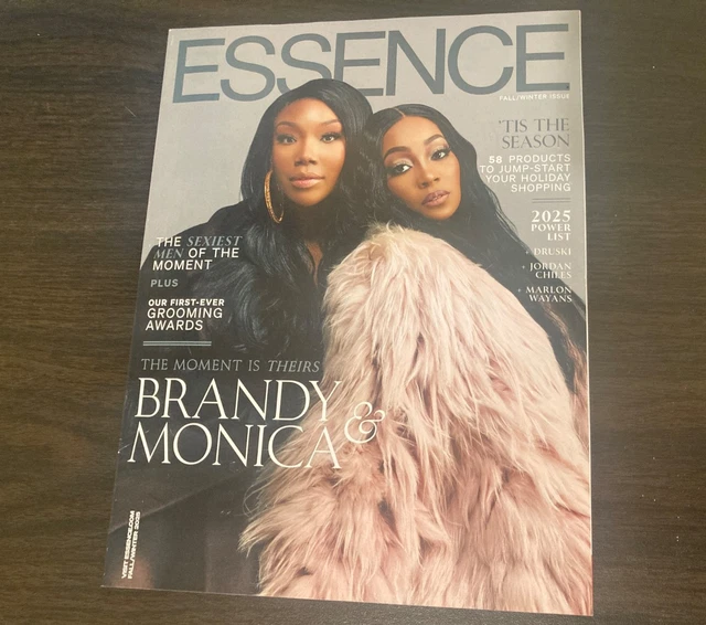 ESSENCE MAGAZINE FALL / Winter 2025 Brandy & Monica : The Moment is ...