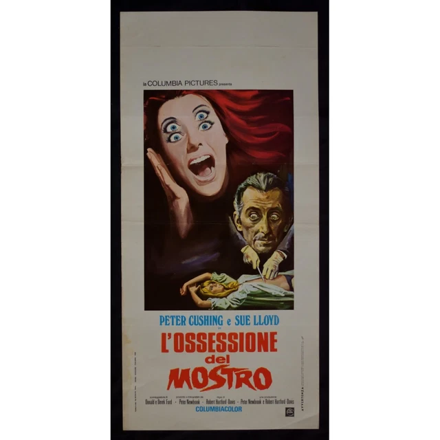 AFFICHE L'OSSESSIONE DEL Monstre Peter Cushing Sue Lloyd Hartford ...