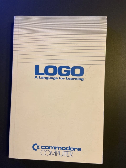 COMMODORE LOGO a language for Learning Tutorial Book Terapin 1983 English £6.59 - PicClick UK