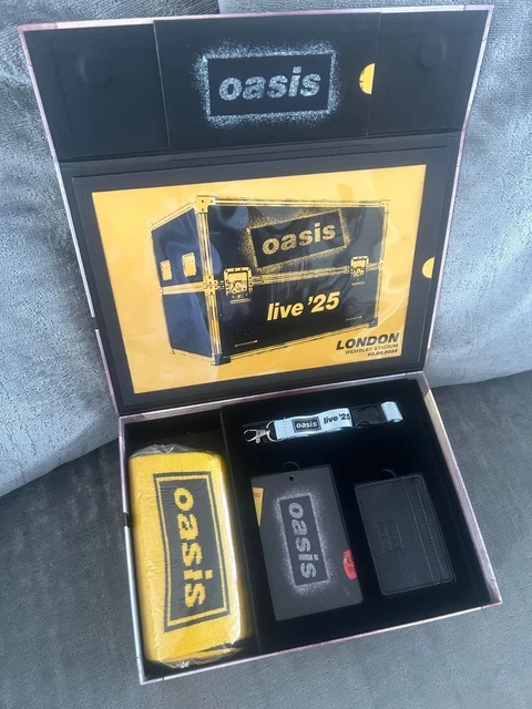 OASIS LIVE 2025 rare VIP Merchandise Box Wembley 3/8/2025. * NEW ...