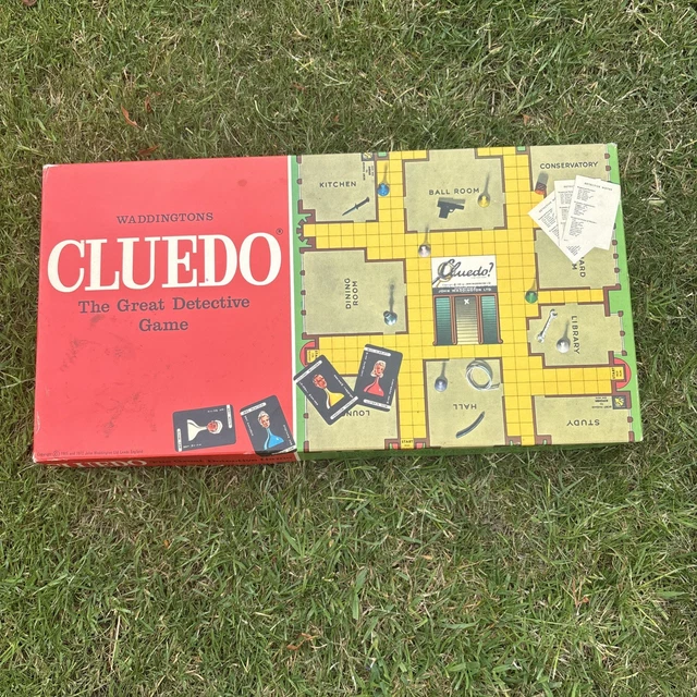 VINTAGE 1970'S CLUEDO Board Game John Waddington Complete With ...
