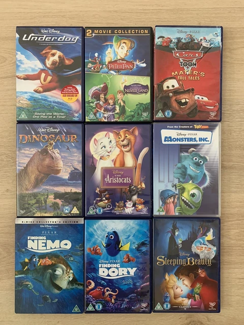 CLASSIC DISNEY DVD bundle~ 9 Films Peter Pan/ Sleeping Beauty etc … £9. ...