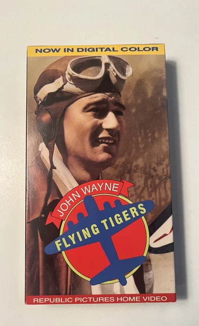 FLYING TIGERS - John Wayne - VHS - Fully Tested! 1994 Colorized £6.53 ...