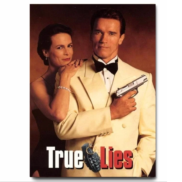 ARNOLD SCHWARZENEGGER / Jamie Lee Curtis True Lies Artwork Printed on ...