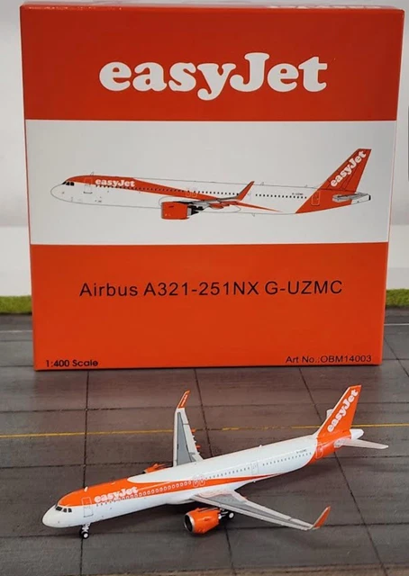 EASYJET AIRBUS A321-251 G-UZMC Panda Models | REF: OBM14003 (winglets ...