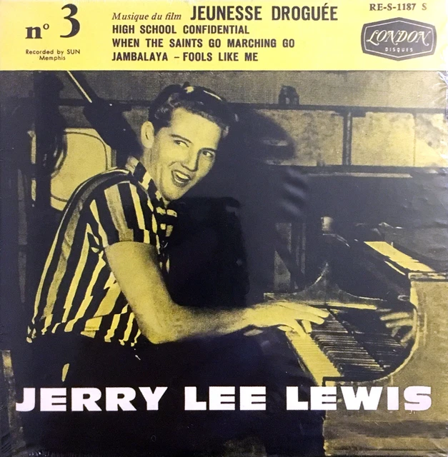 JERRY LEE LEWIS - Jerry Lee Lewis - Disque vinyle d'occasion 7 - F5829z ...