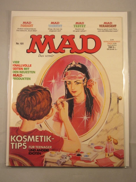 MAD 181 WILLIAMS Satire Comic Magazin 80er Deutsch Alt Vintage EUR 1,90 ...