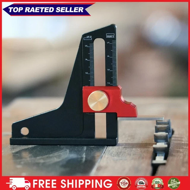 WOODWORKING HEIGHT DEPTH Measurement Adjustable Useful Saw Blade ...