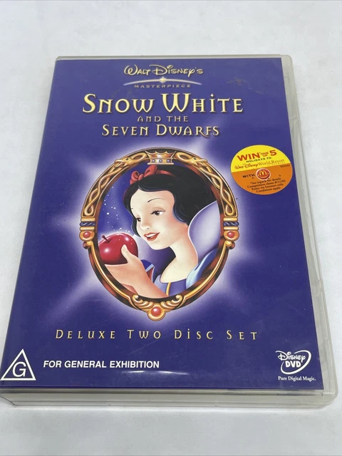 SNOW WHITE AND The Seven Dwarfs (DVD, 1937) Region 4 Deluxe Light ...