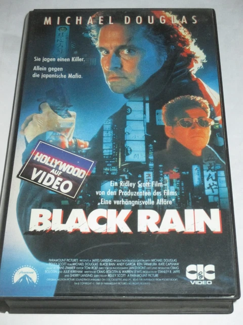 PARAMOUNT - BLACK Rain - VHS/Action/Michael Douglas/Andy Garcia/Ridley ...