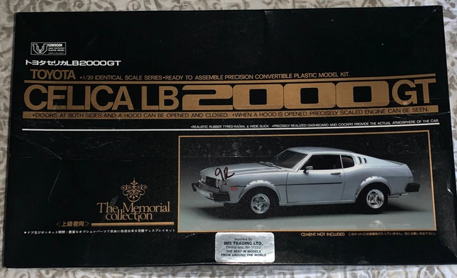 UNION 1/20 TOYOTA Celica LB 2000 GT Liftback altes Auto Modellbausatz ...