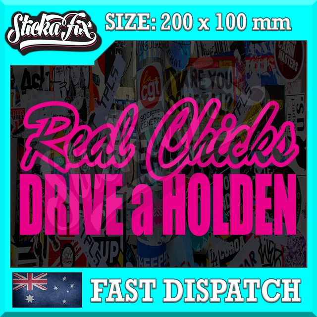 HOLDEN 4X4 CAR vinyl STICKER funny DECAL 4WD Truck Van Ute JDM Drift ...