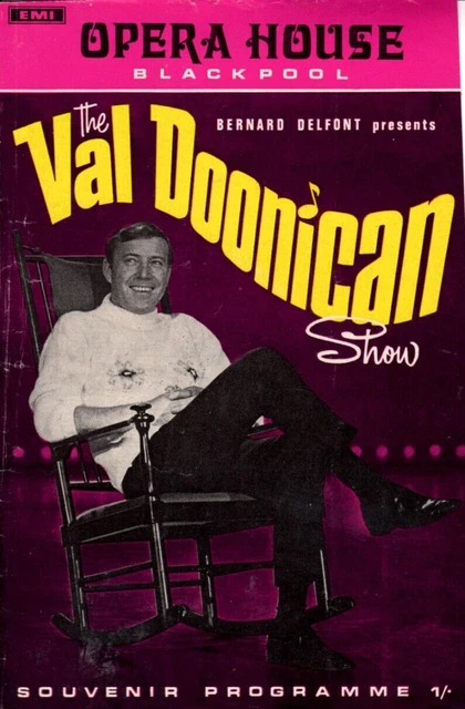 BLACKPOOL OPERA HOUSE 1969 'The Val Doonican Show' Programme. £2.50 ...