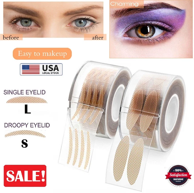 1200× INVISIBLE EYELID Sticker Tape Narrow Wide Double Eye Transparent ...