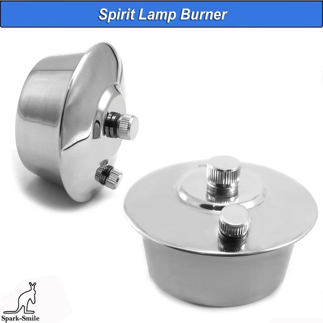 SPIRIT LAMP ALCOHOL Bunsen Burner Flame Heating Jewelers Ethyl Flame ...